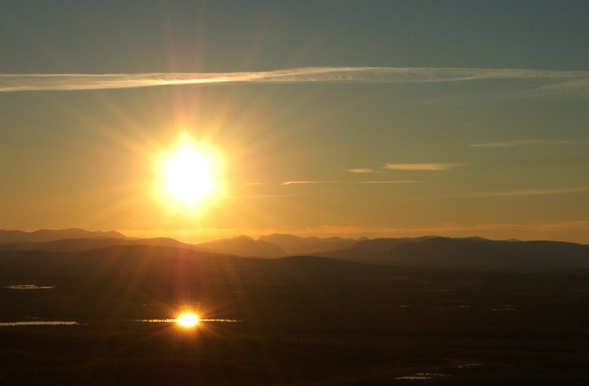 Midnattssol i Kiruna | Camp Ripan