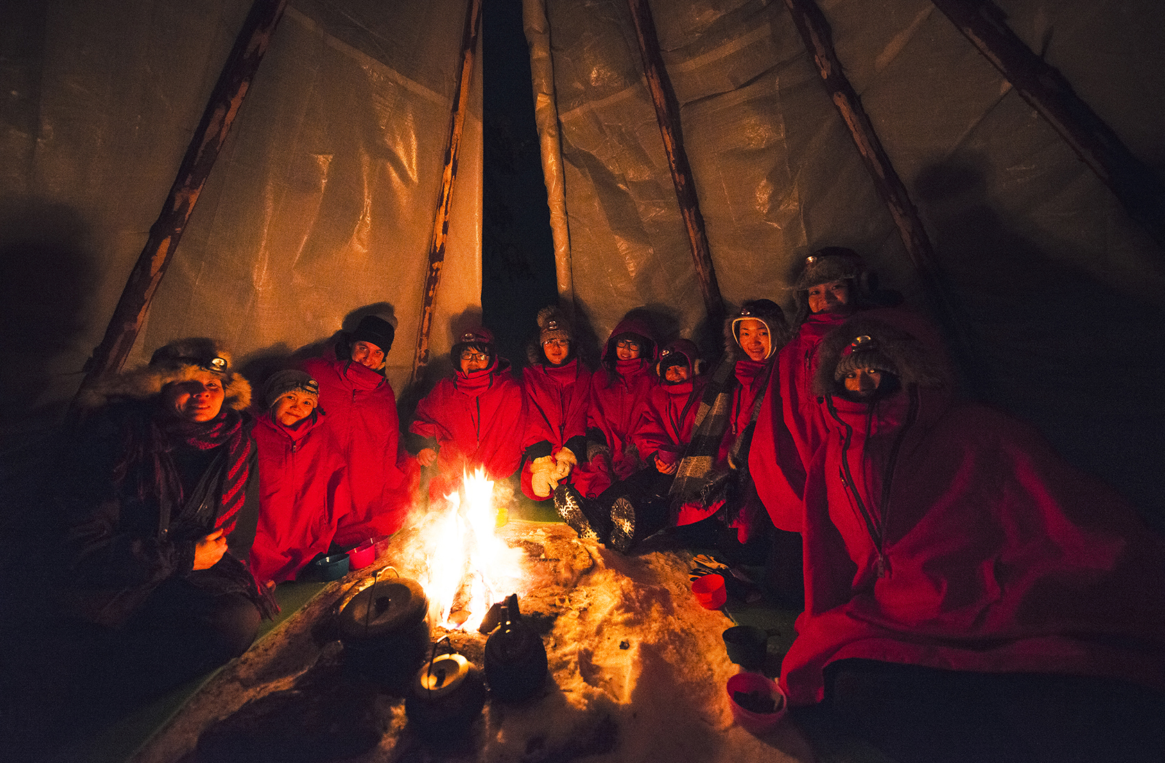 Northern light with sami dinner | Camp Ripan