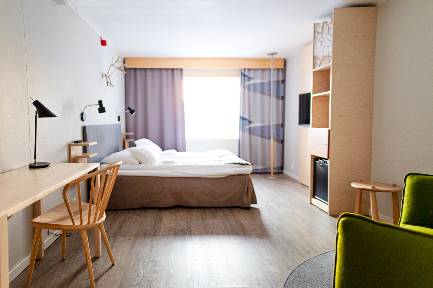 Camp Ripan - in the heart of Kiruna with its majestic mountain ...