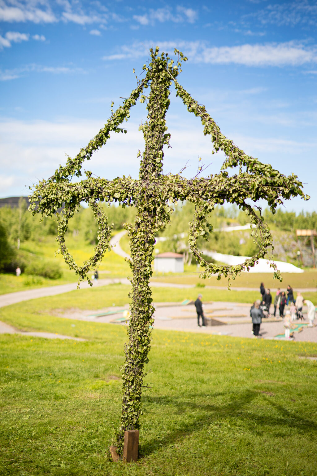 Camp Ripan - in the heart of Kiruna with its majestic mountain ...